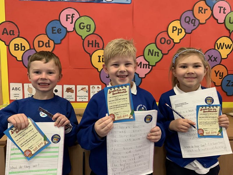 Headteacher Awards Brinsworth Whitehill Primary School